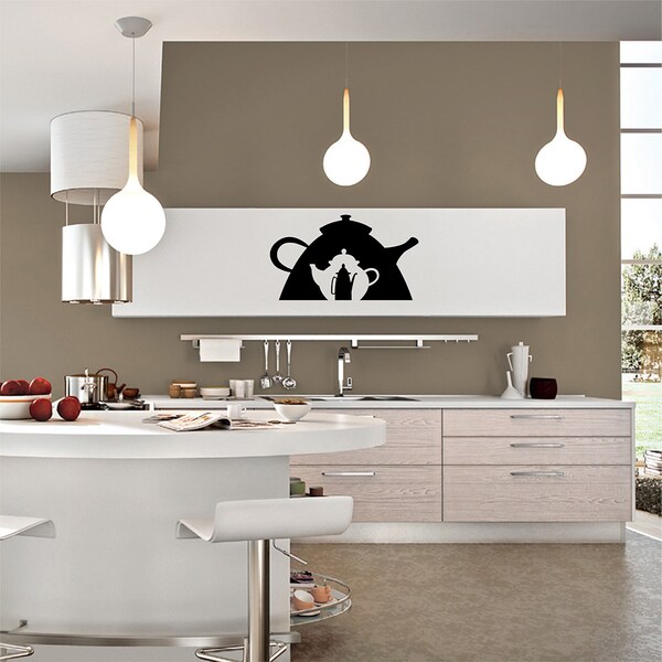 Tea Time Wall Decal - Etsy