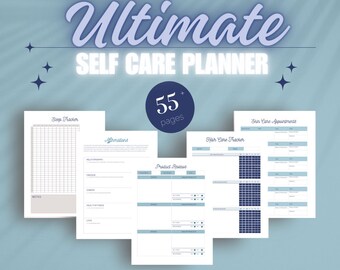Printable Digital Self-care Planner Journal! Take Care of Yourself ...