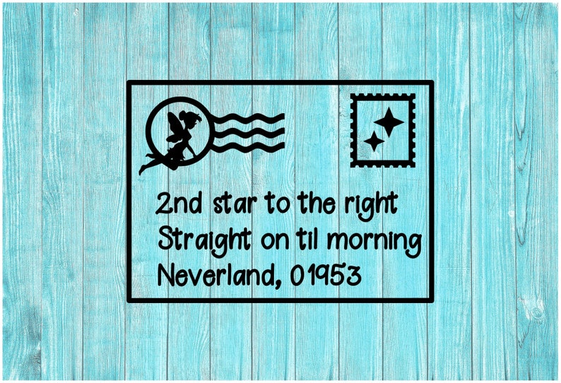 2nd Star to the Right SVG - Silhouette Cameo - Cricut Air - Cut Files ...