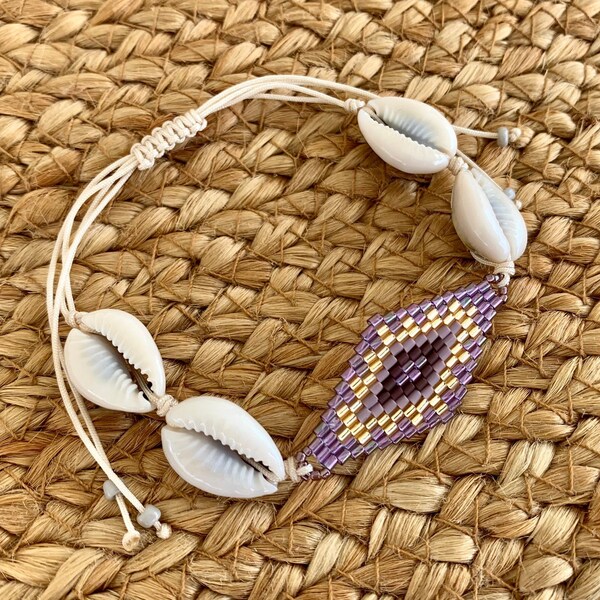 Cowry Shell Bracelet - Etsy