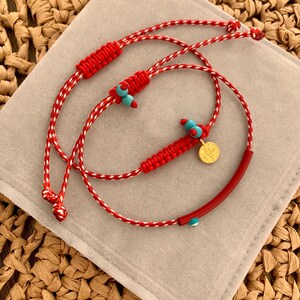 March Bracelet • Martaki • Μαρτάκι • Μάρτης • Greek Martis • Evil Eye ...