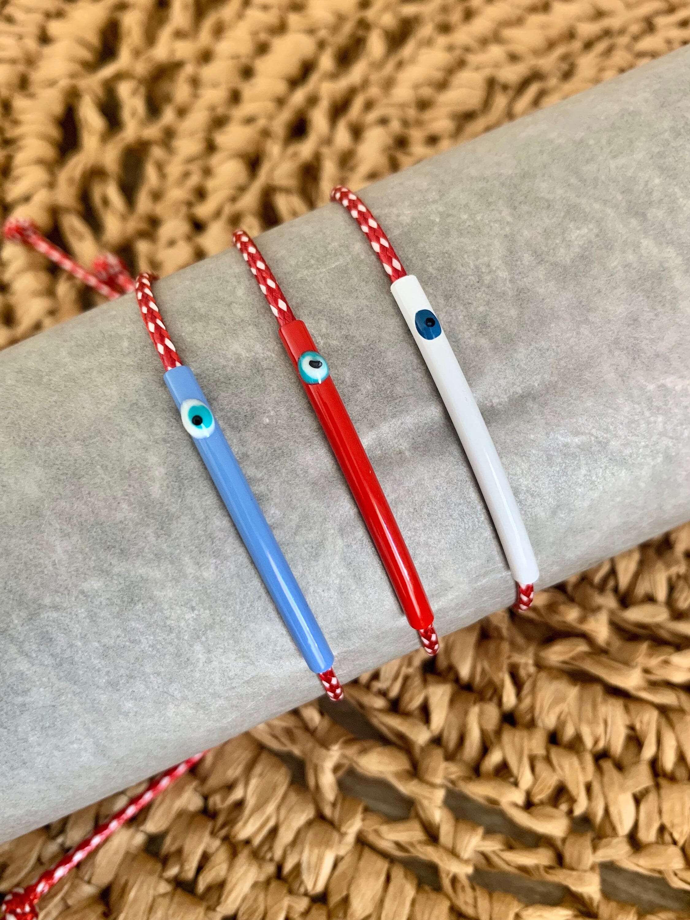 March Bracelet Martaki Μαρτάκι Μάρτης Greek Martis Evil Eye Bracelets ...