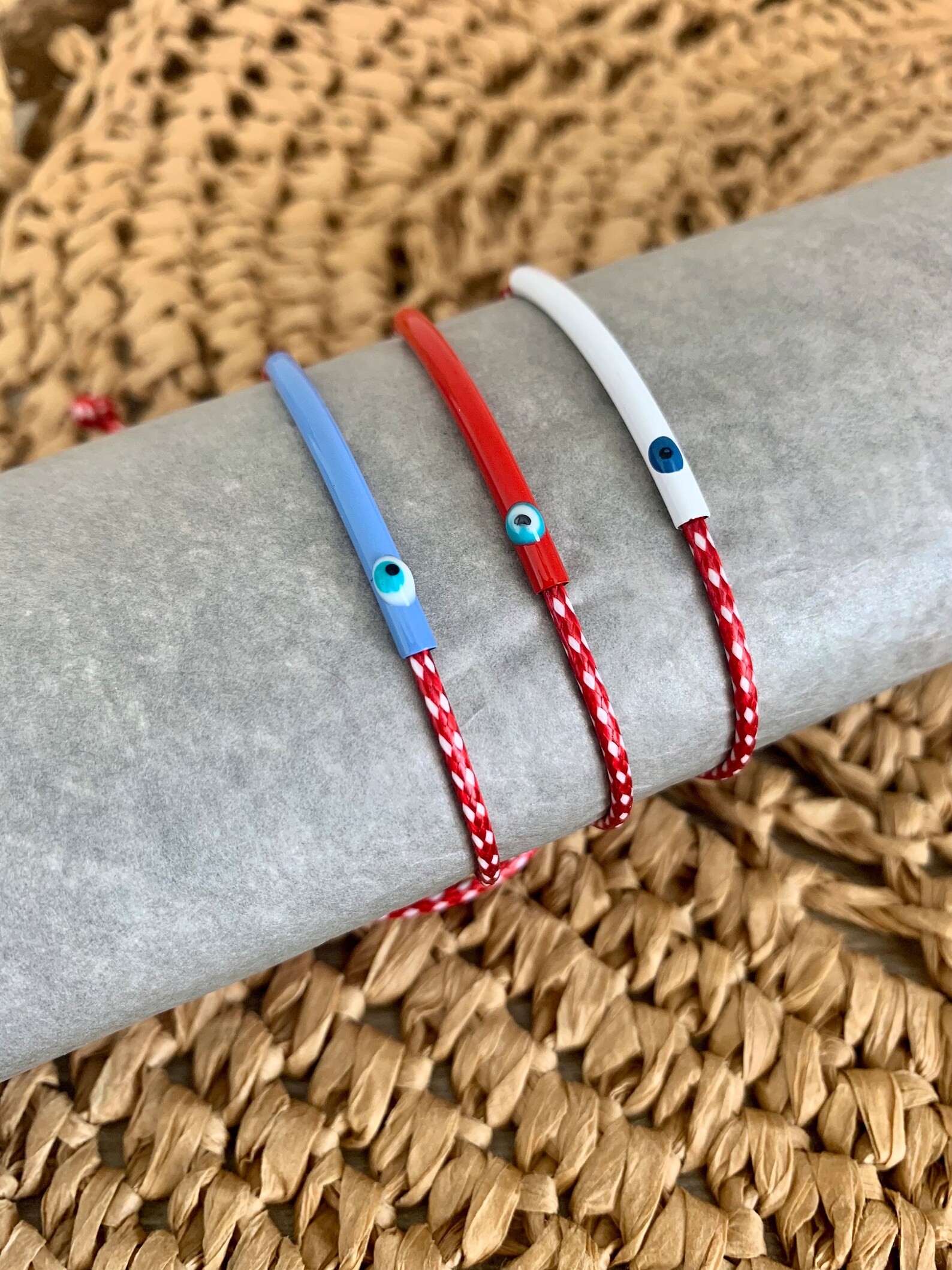 March Bracelet Martaki Μαρτάκι Μάρτης Greek Martis Evil Eye Bracelets ...