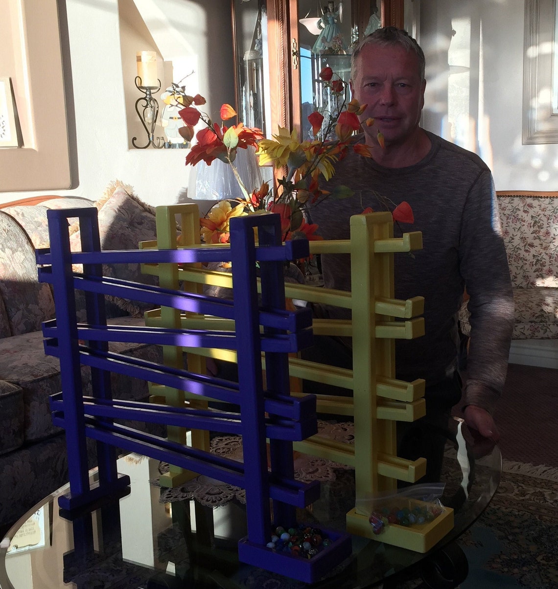 Wooden Marble Roller. Hours of Fun! - Etsy