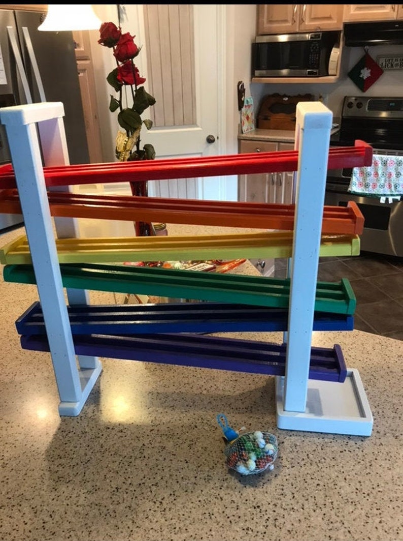 Wooden Marble Roller. Hours of Fun! - Etsy