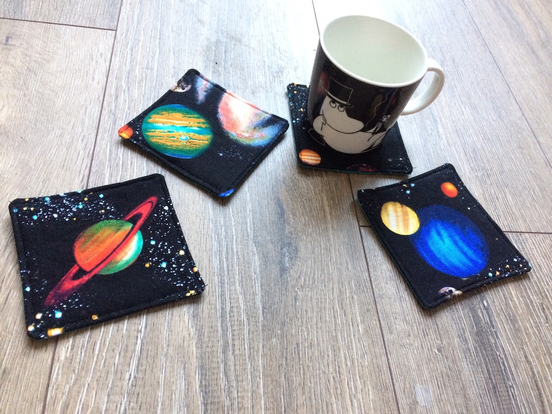 Planets Coasters, Space Coasters, Planets Print, Planets Gift, Space ...
