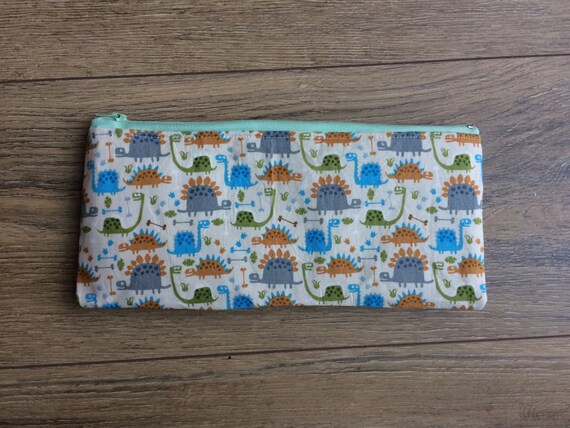 Dinosaur Pencil Case Dinosaur Print Dinosaur Gift Dinosaur | Etsy