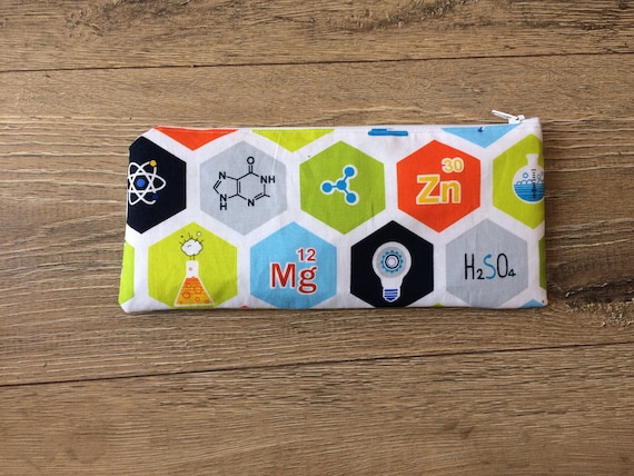 Chemistry pencil case science pencil case chemistry bag | Etsy