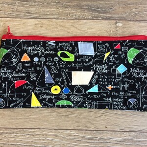 Maths Pencil Case, Maths Bag, Maths Print, Maths Gift, Teacher Gift ...
