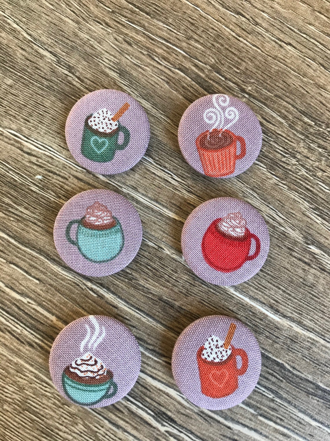 Coffee Badge, Coffee Pin, Hot Chocolate Badge, Hot Chocolate Pin ...