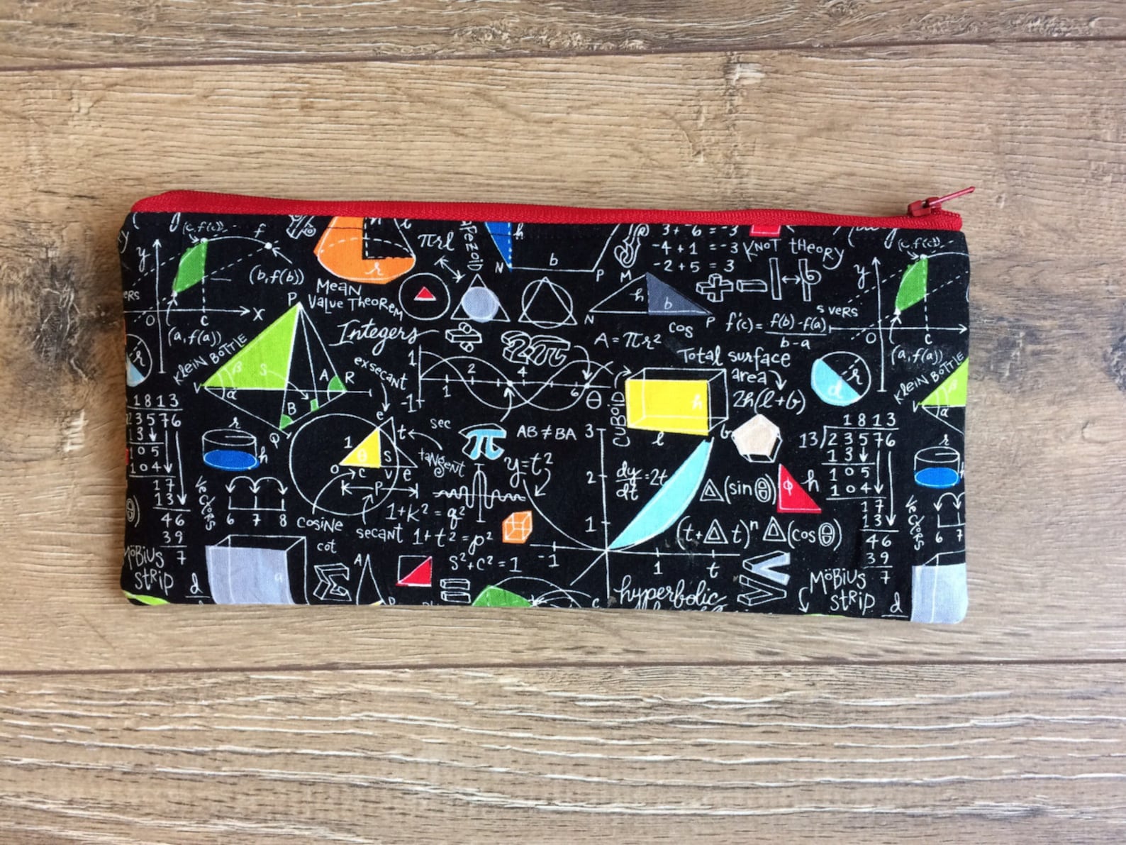 Maths Pencil Case Maths Bag Maths Print Maths Gift Teacher | Etsy UK