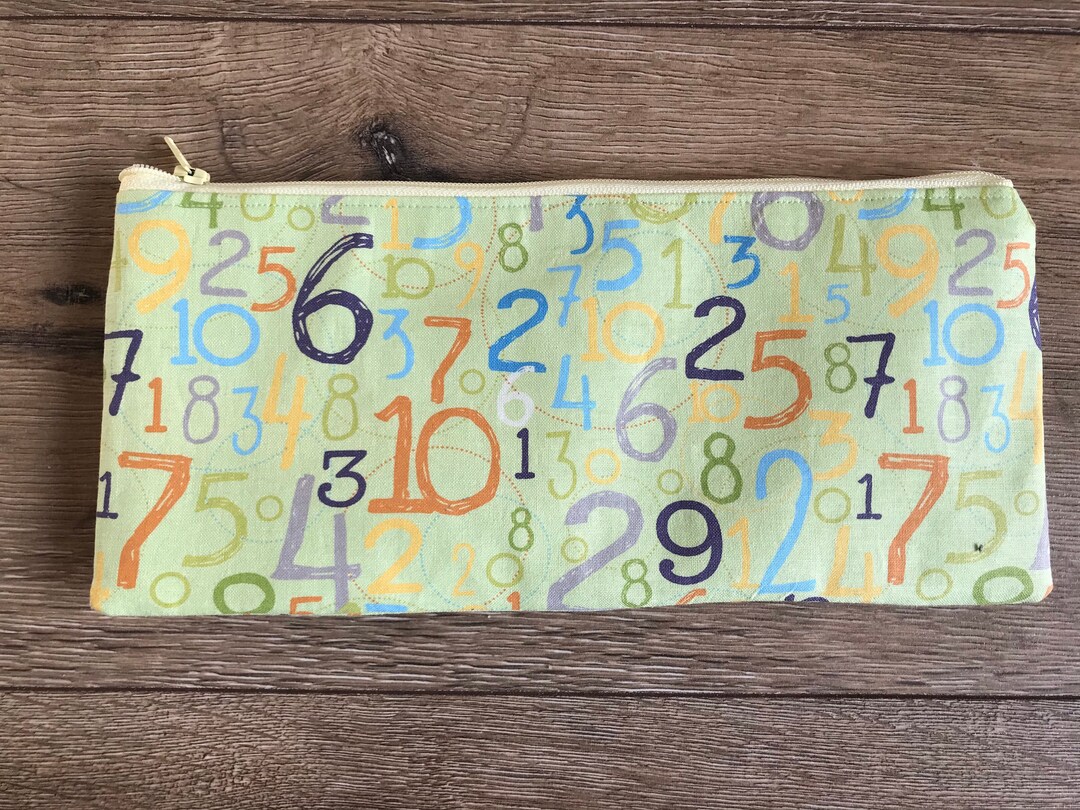 Maths Pencil Case, Maths Bag, Maths Gift, Teacher Gift, Zip Bag, Number ...