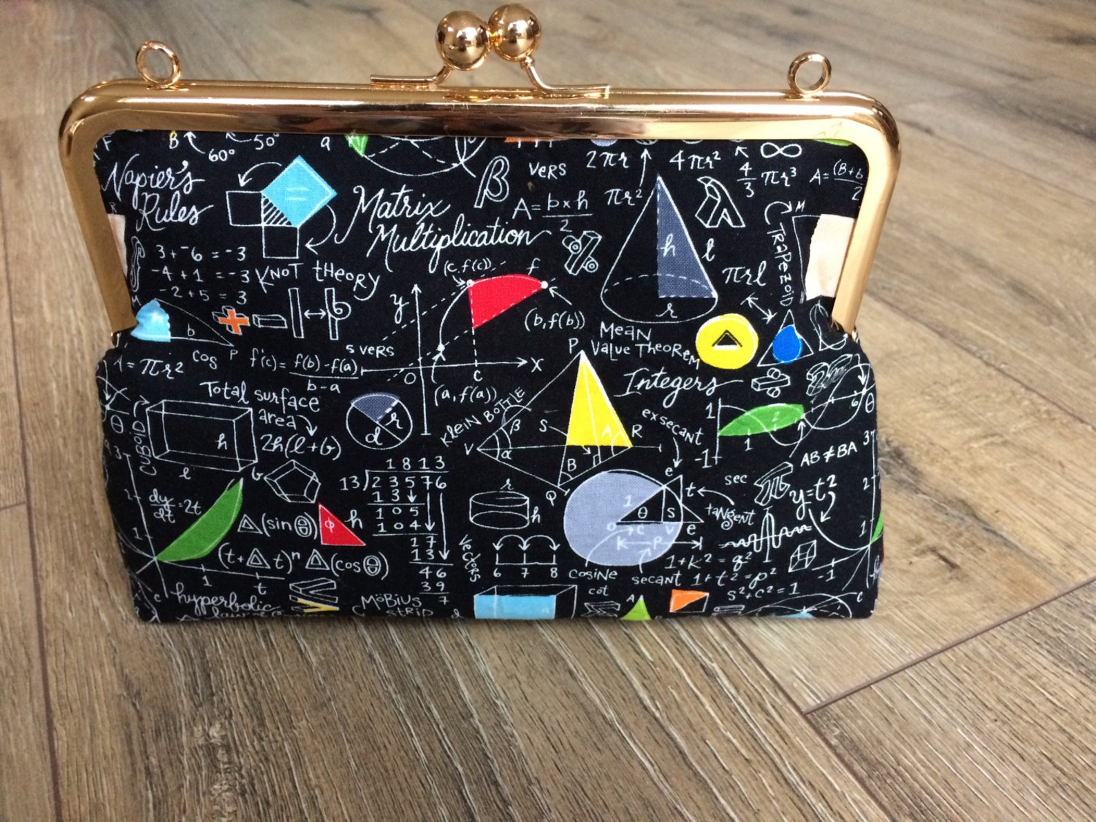 Maths Bag Math Clutch Bag Math Print Math Gift Teacher - Etsy