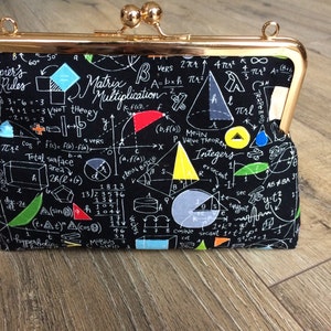 Maths Bag, Math Clutch Bag, Math Print, Math Gift, Teacher Gift ...