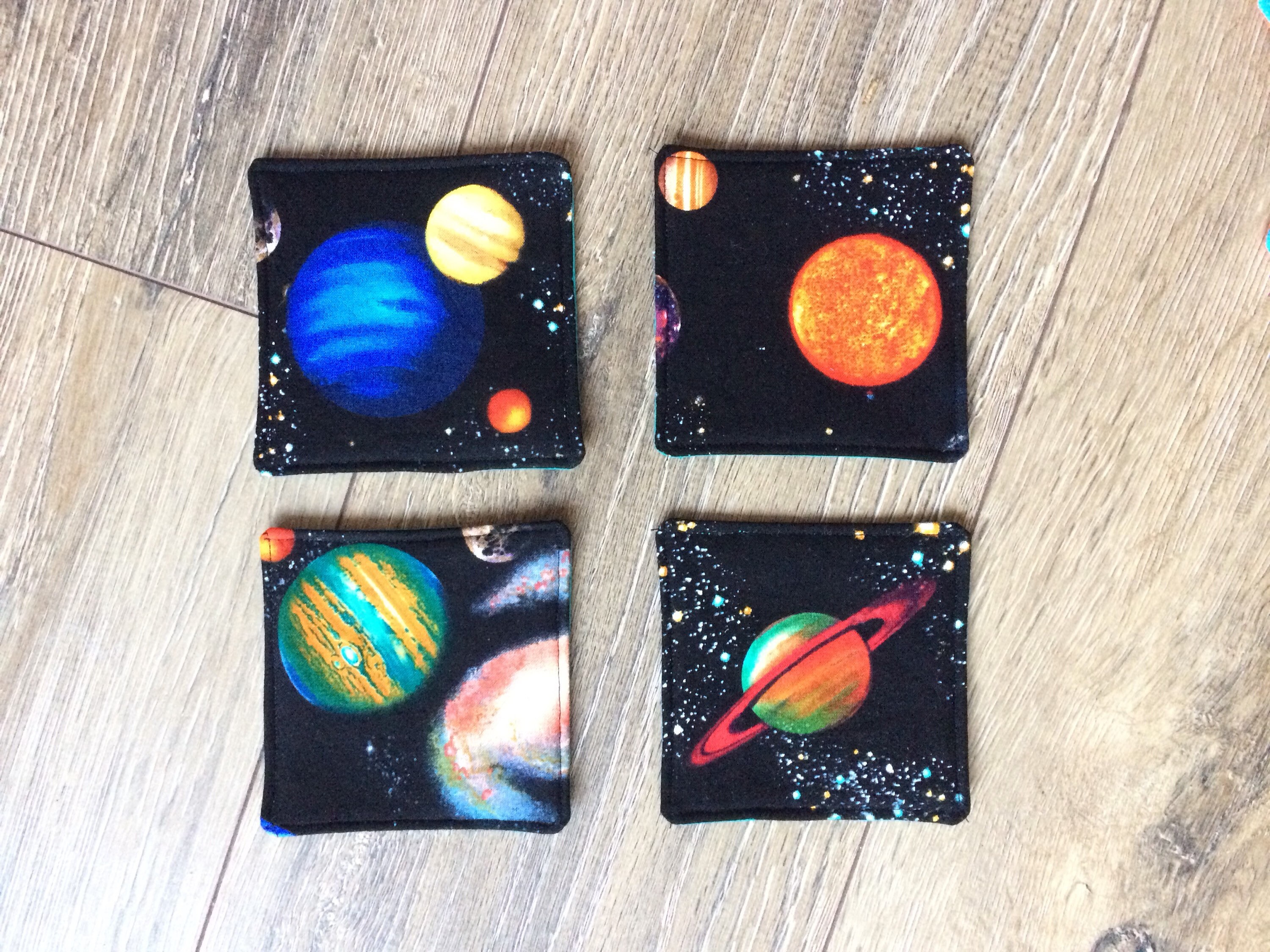 Planets Coasters, Space Coasters, Planets Print, Planets Gift, Space ...