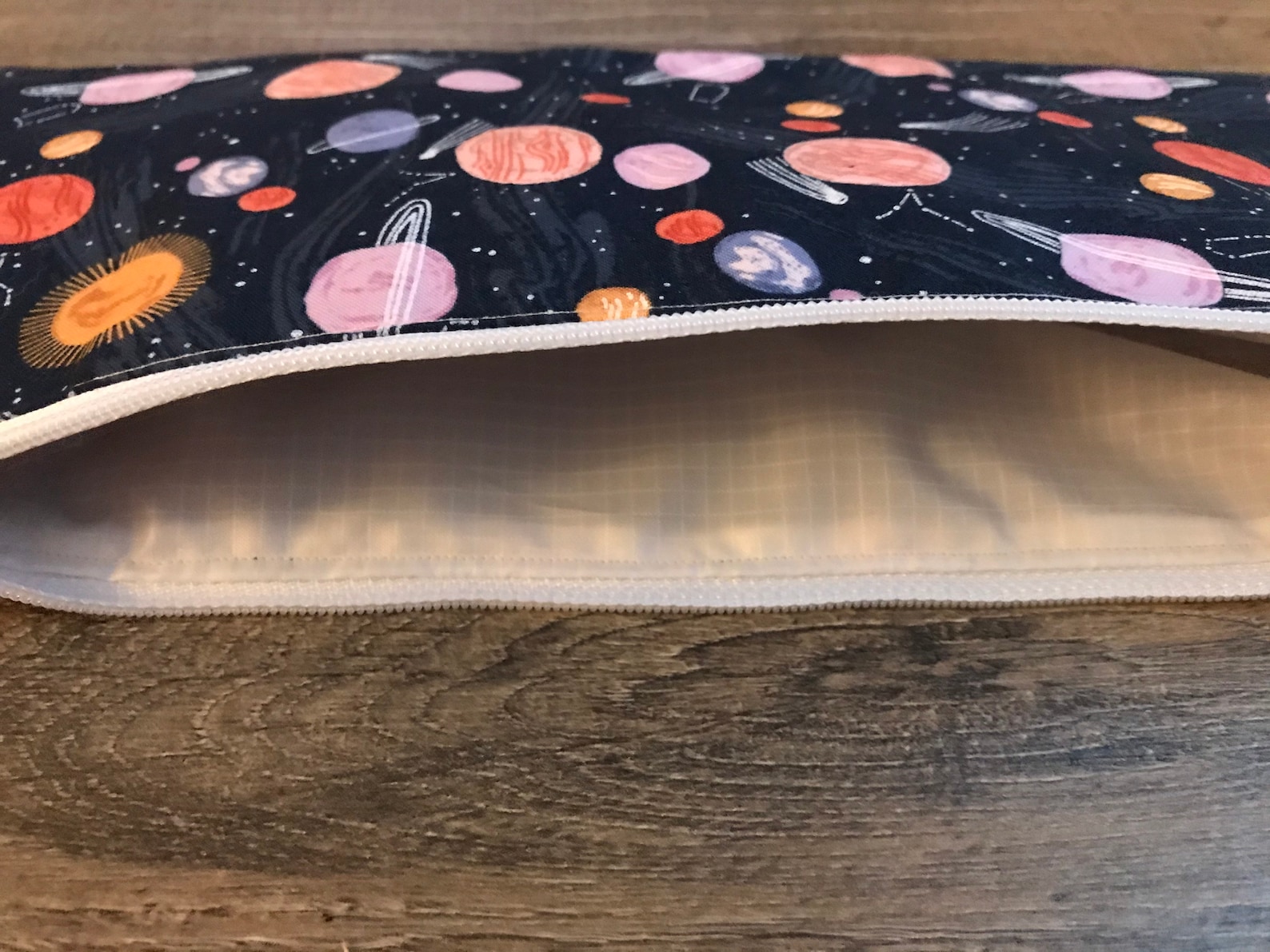 Celestial Pencil Case Planets Pencil Case Planets Print | Etsy