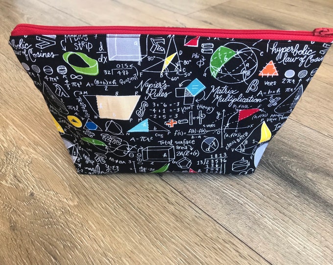 Math Fun Pencil Pouch - Etsy