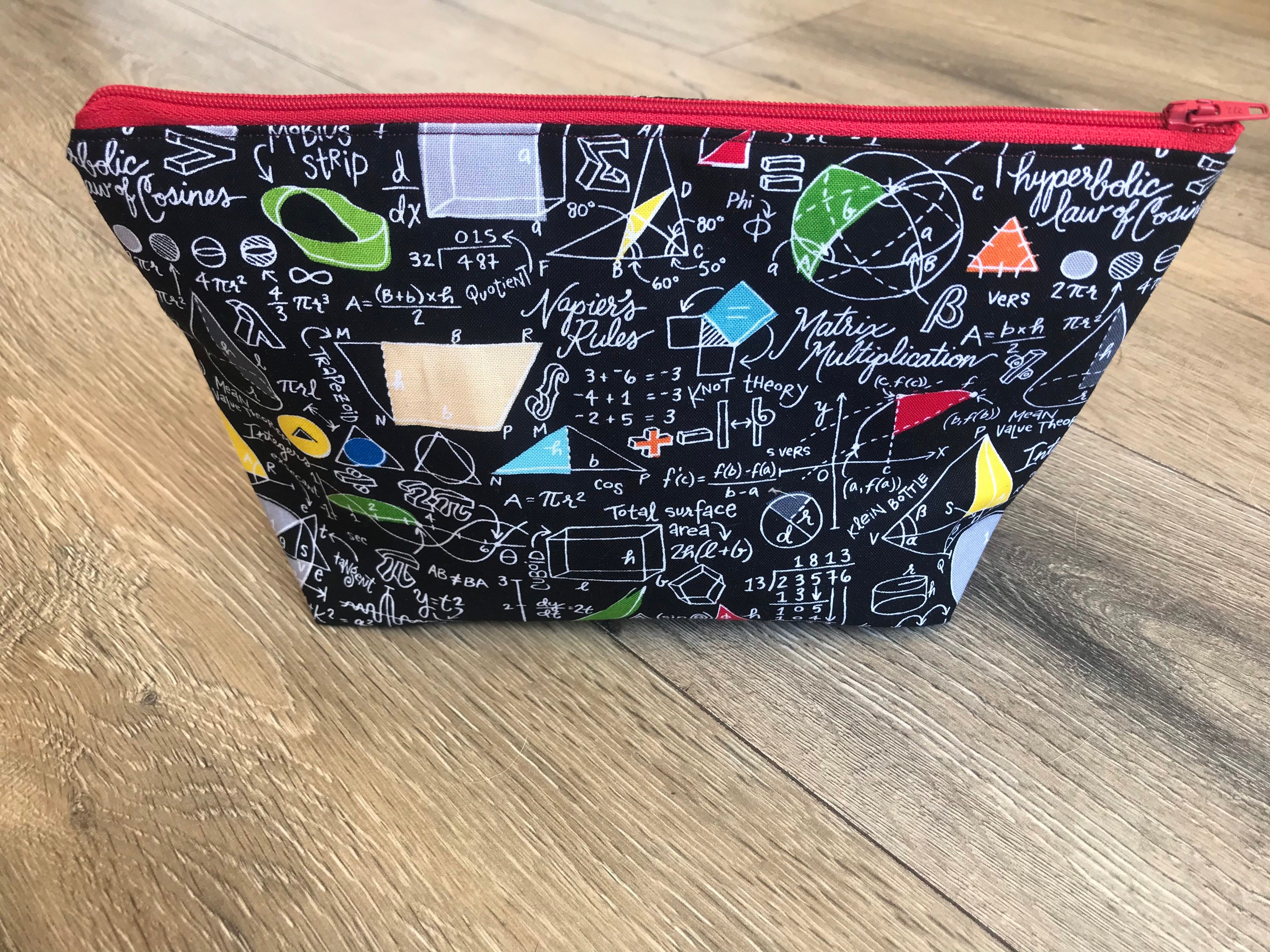 Maths Bag Maths Print Maths Pencil Case Maths Gift - Etsy