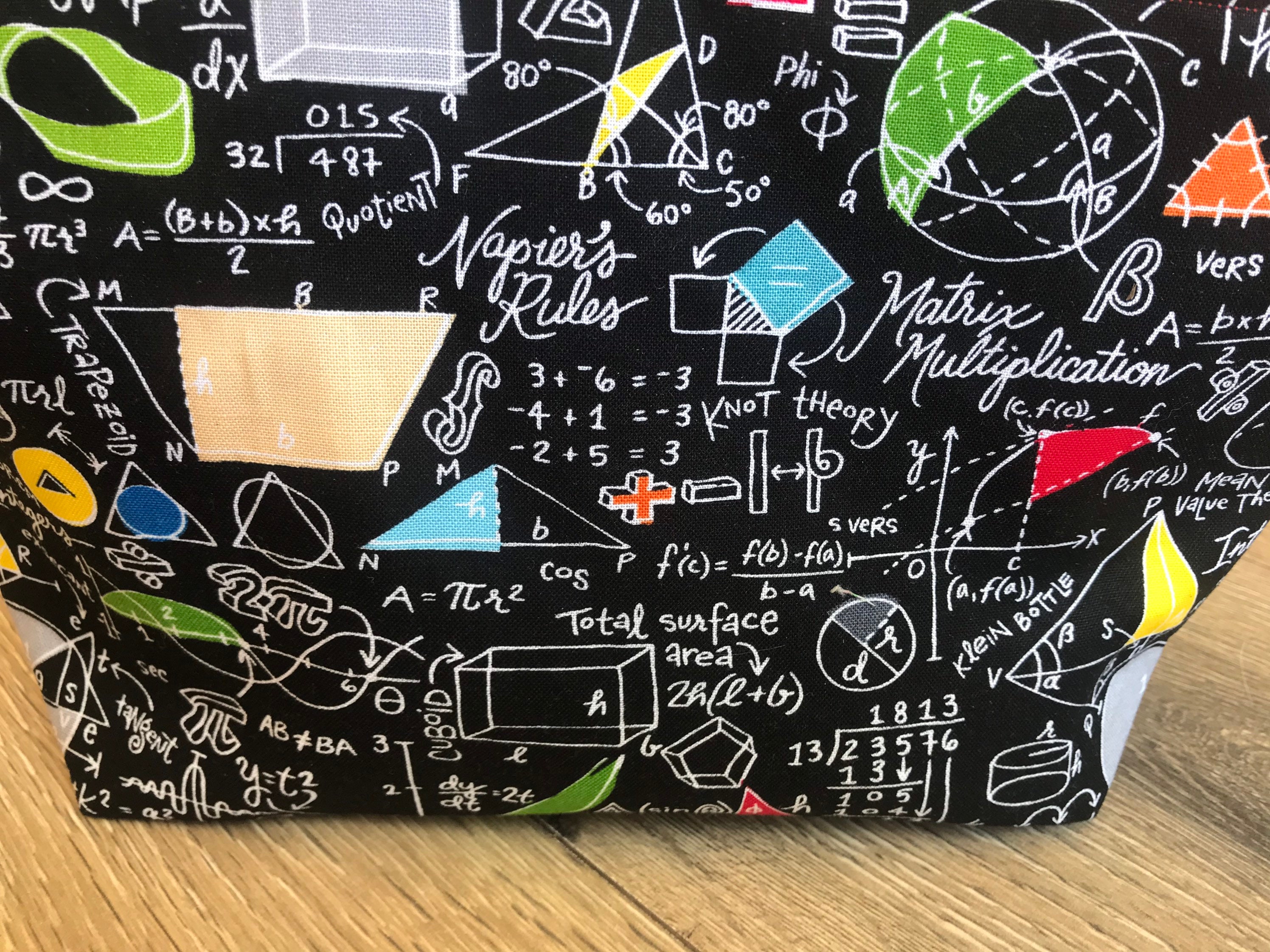 Maths Bag Maths Print Maths Pencil Case Maths Gift - Etsy UK