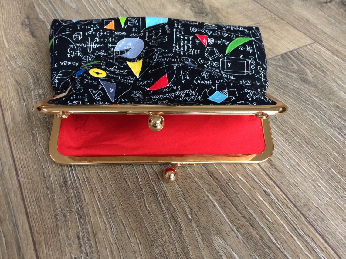 Maths Bag Math Clutch Bag Math Print Math Gift Teacher - Etsy
