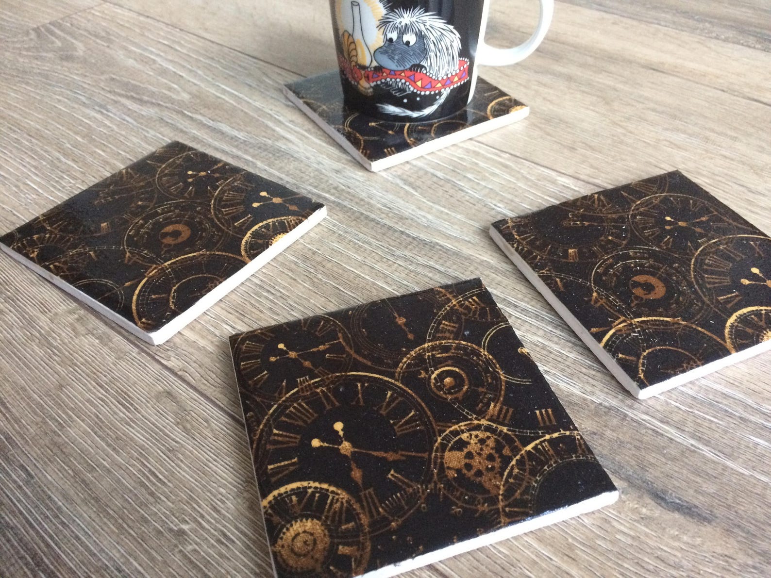 Steampunk Coasters Steampunk Gift Steampunk Print Steampunk | Etsy