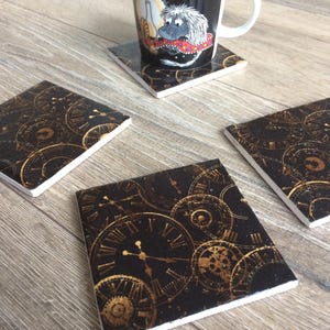 Steampunk Coasters Steampunk Gift Steampunk Print Steampunk - Etsy