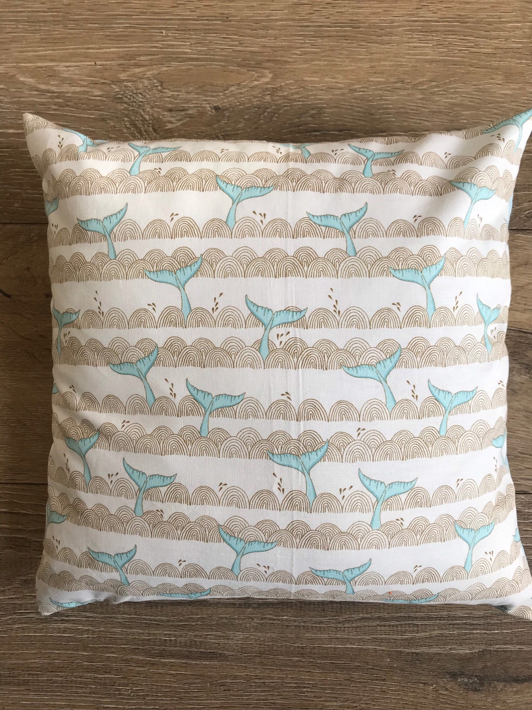 Whale Cushion Cover Only Nautical Decor Whale Pillow Whale - Etsy