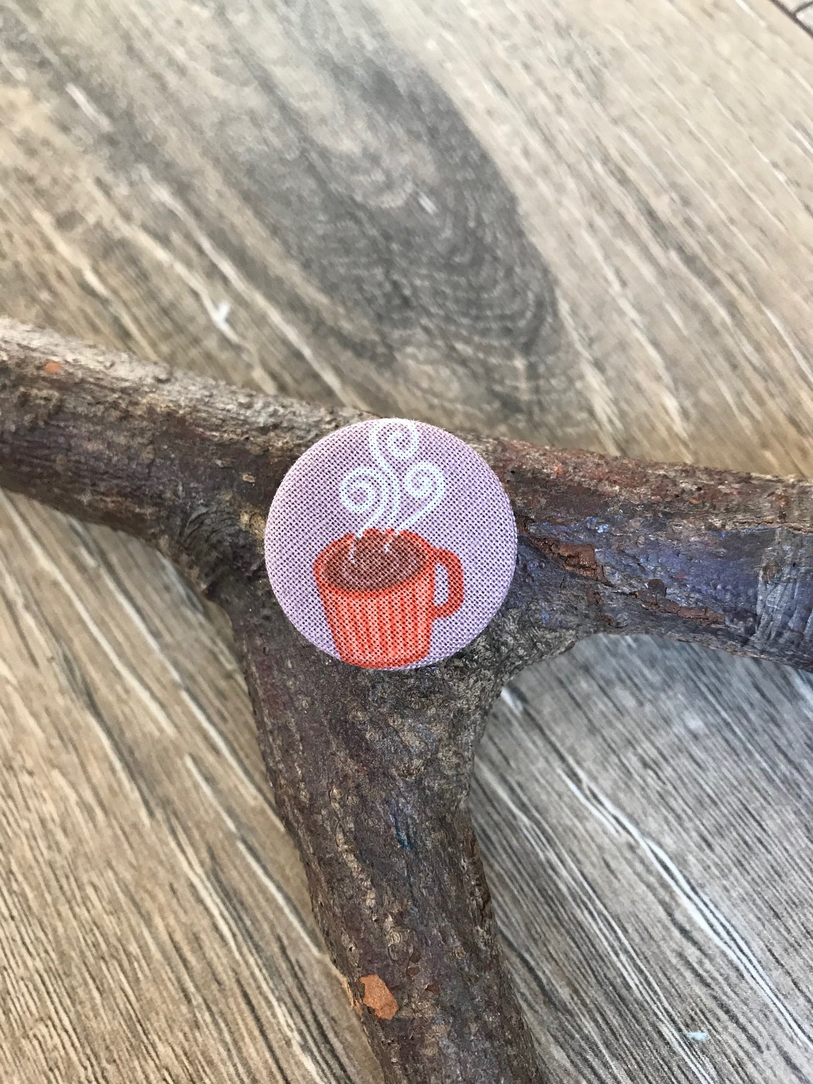 Coffee Badge, Coffee Pin, Hot Chocolate Badge, Hot Chocolate Pin ...