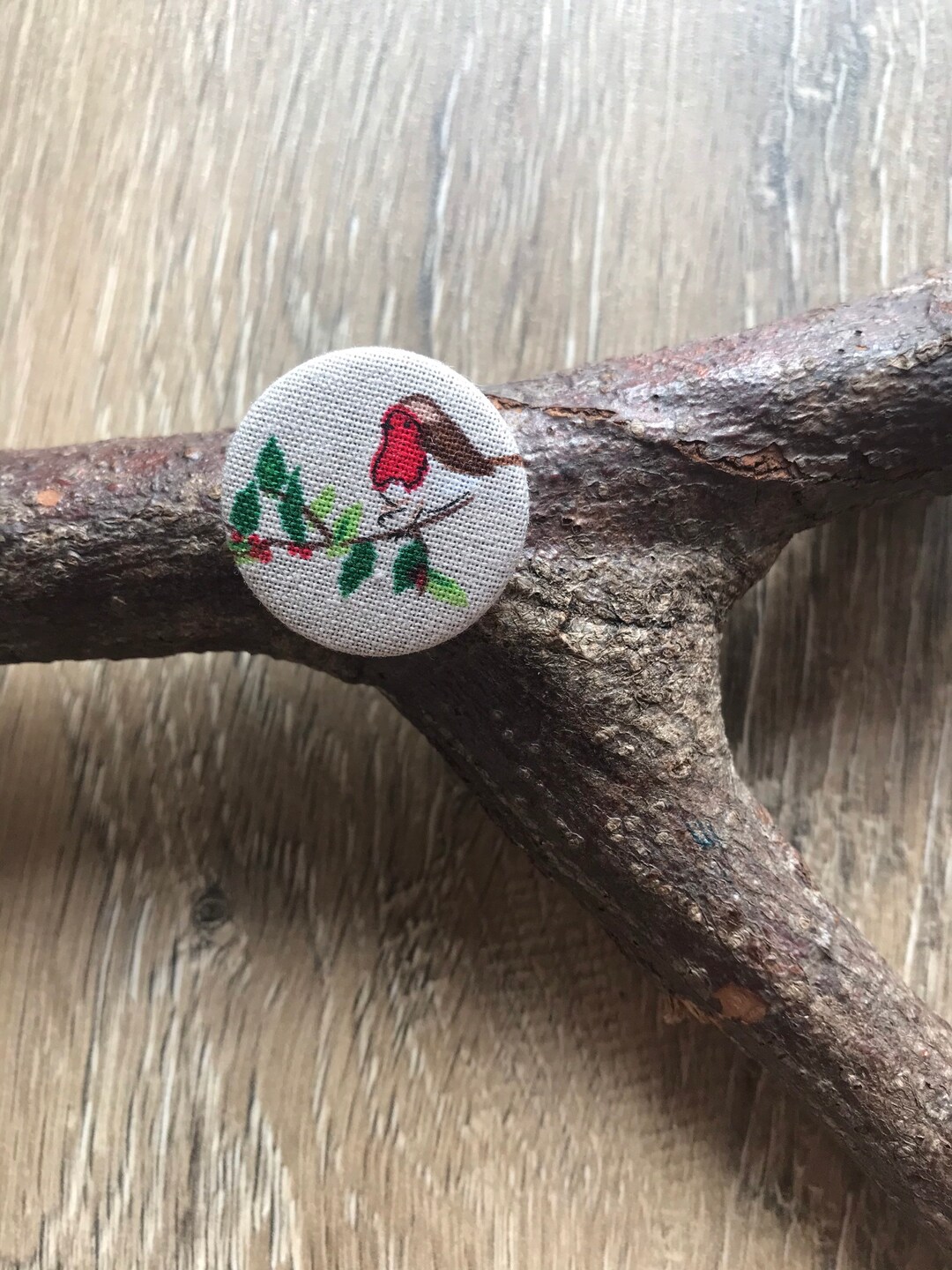 Robin Badge, Robin Pin, Robin Print, Robin Gift, Christmas Badge ...