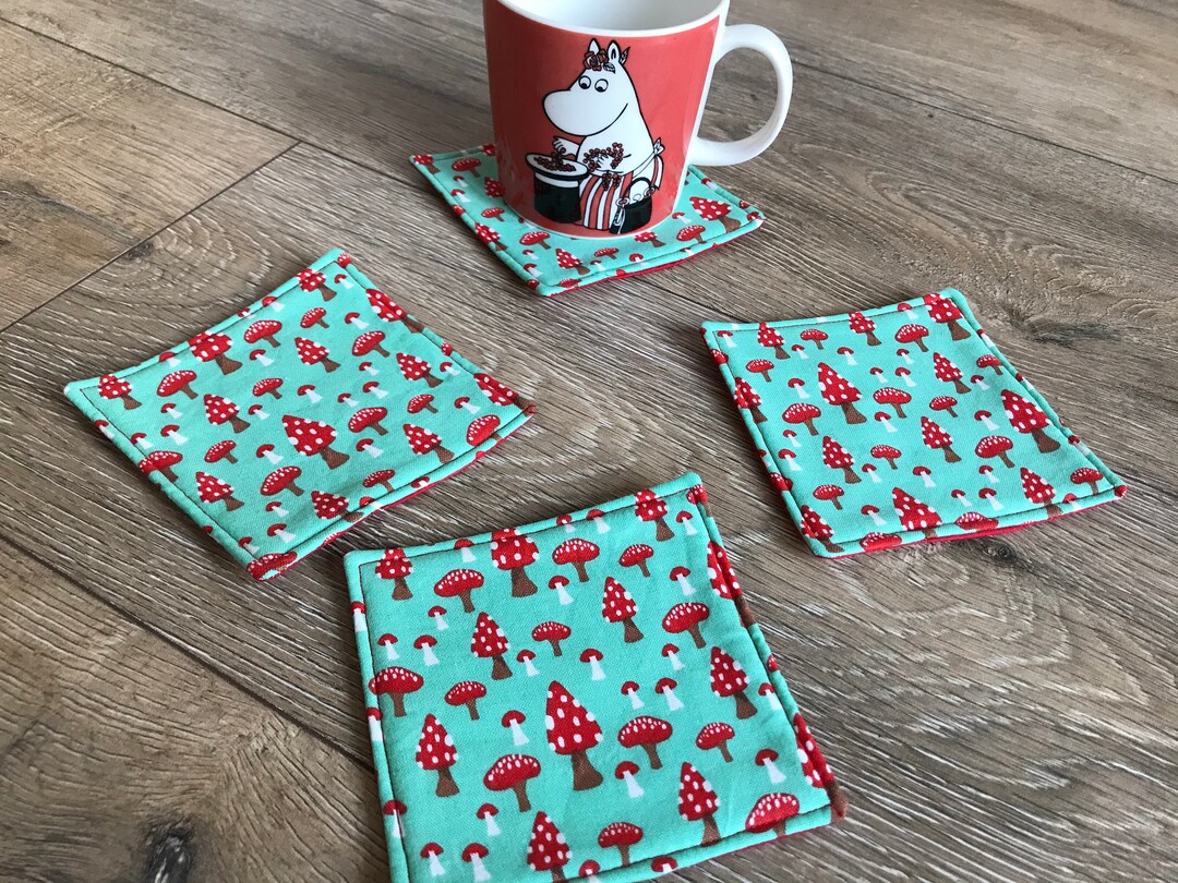 Toadstool Coasters Toadstool Print Toadstool Gift Toadstool - Etsy UK