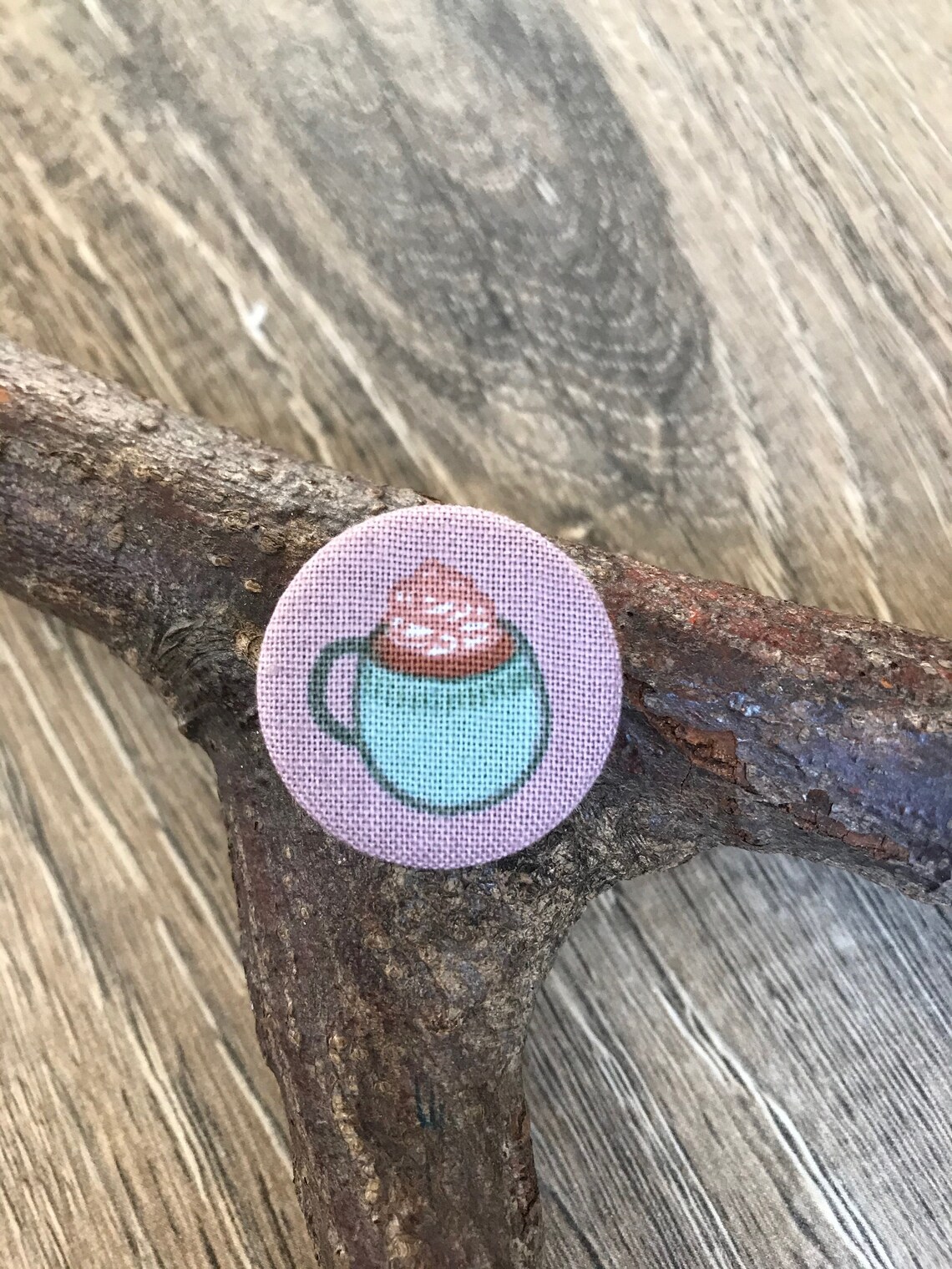 Coffee Badge, Coffee Pin, Hot Chocolate Badge, Hot Chocolate Pin ...