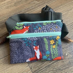Fox Cash Bag, Fox Fanny Pack, Small Bag, Fox Print Bag, Fox Print, Fox ...