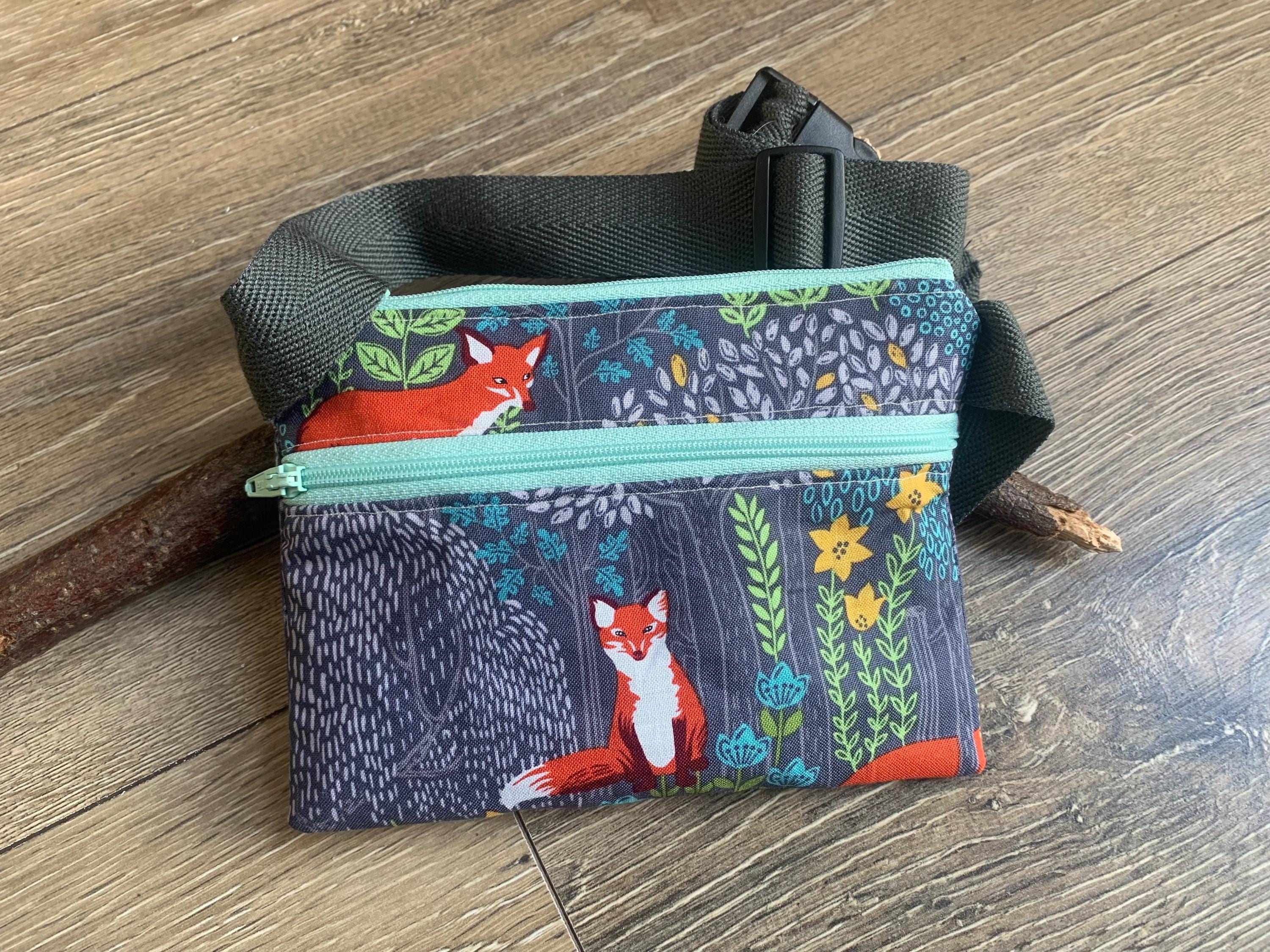 Fox Cash Bag, Fox Fanny Pack, Small Bag, Fox Print Bag, Fox Print, Fox ...