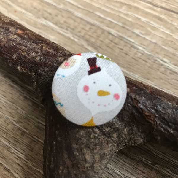 Snowman Pin - Etsy