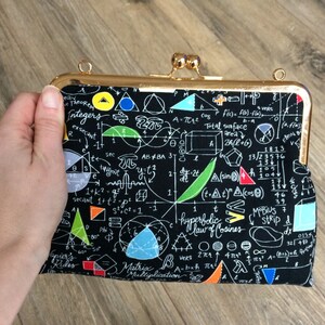 Maths Bag, Math Clutch Bag, Math Print, Math Gift, Teacher Gift ...