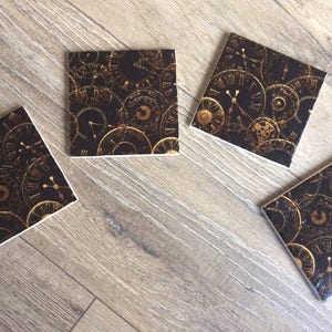 Steampunk Coasters Steampunk Gift Steampunk Print Steampunk - Etsy