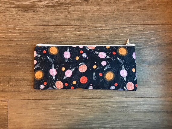 Celestial Pencil Case Planets Pencil Case Planets Print | Etsy