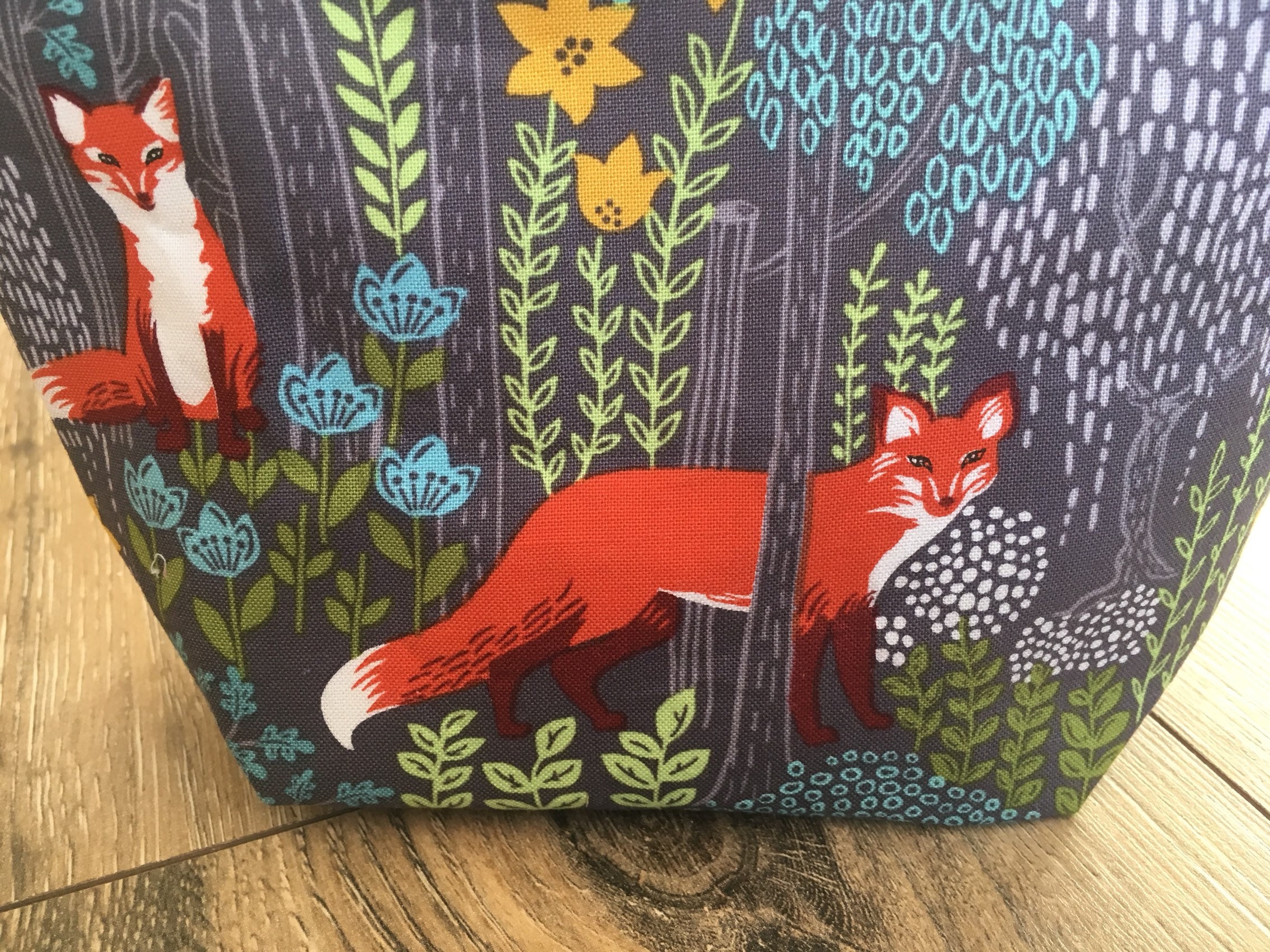 Fox Bag Fox Print Fox Gift Fox Lover Gift Make up Bag | Etsy