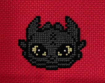 Toothless Cross Stitch Pattern - Etsy