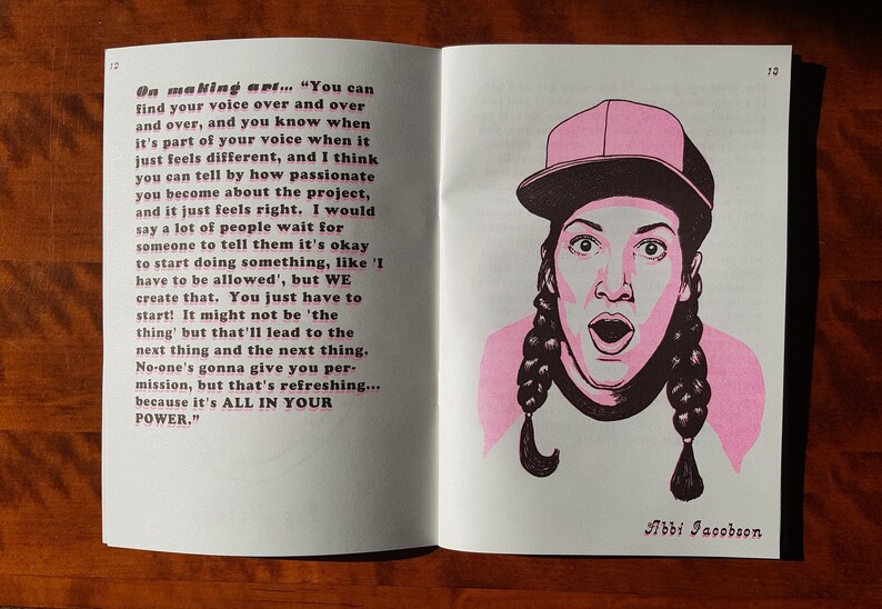 WISE Words From FUNNY Women // a Zine Celebrating Female - Etsy