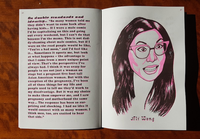 WISE Words From FUNNY Women // a Zine Celebrating Female - Etsy
