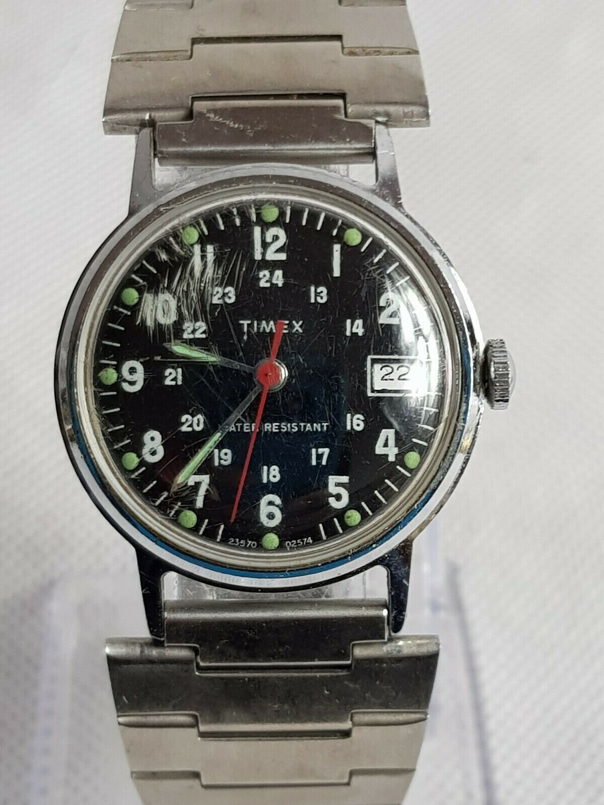 Vintage Timex Military Style Mechanical Watch - Etsy UK