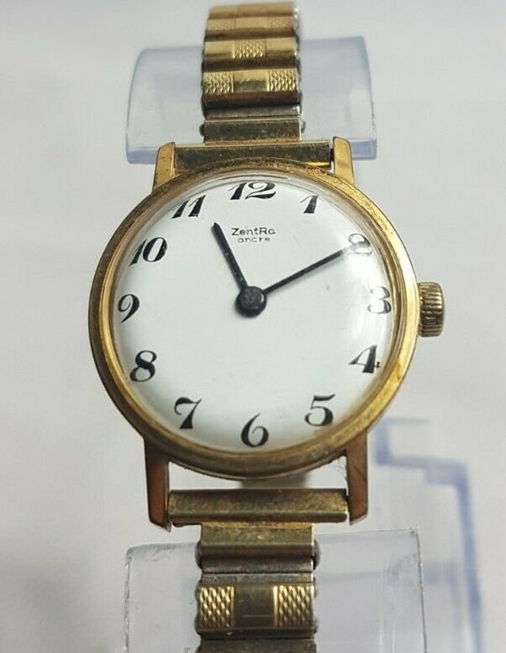 Vintage Zentra Ancre Womens Mechanical Watch - Gem
