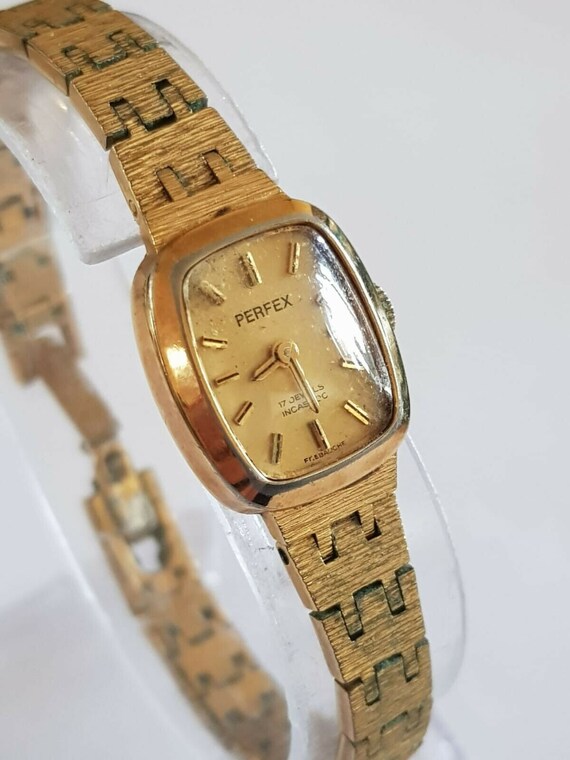 Vintage Perfex 17 Jewels Ladies Mechanical Watch Working | Etsy