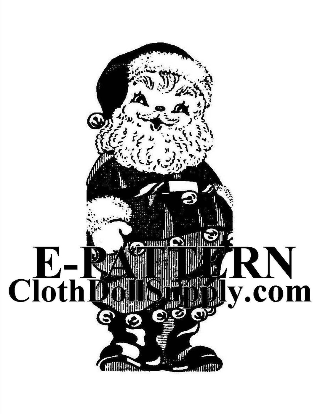 E-pattern – Santa Sock Doll Sewing Pattern #EP 943 - Etsy