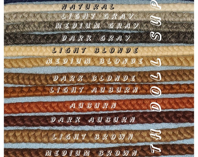 Curly Crepe Hair Wool Braided Doll Hair Pull Wool or Theatrical Hair by ...