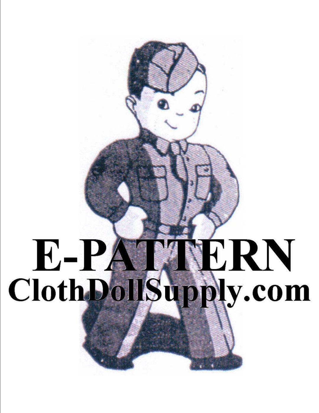 E-pattern – Soldier Doll Sewing Pattern #EP VP944 - Etsy