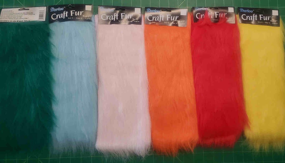 Long Pile Craft Faux Fur Doll Hair - 9x12" Piece - Etsy