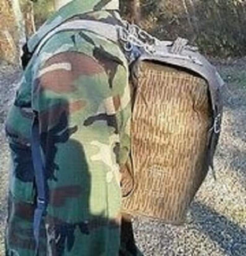 Genuine Berlin Wall Era East German Military Combat Backpack - NEW OLD ...