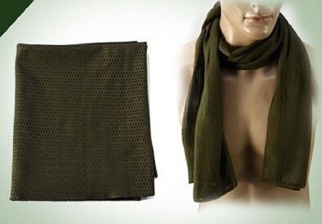 Tactical Mesh Scarf , Breathable Military Jungle Veil , Sniper Cover ...